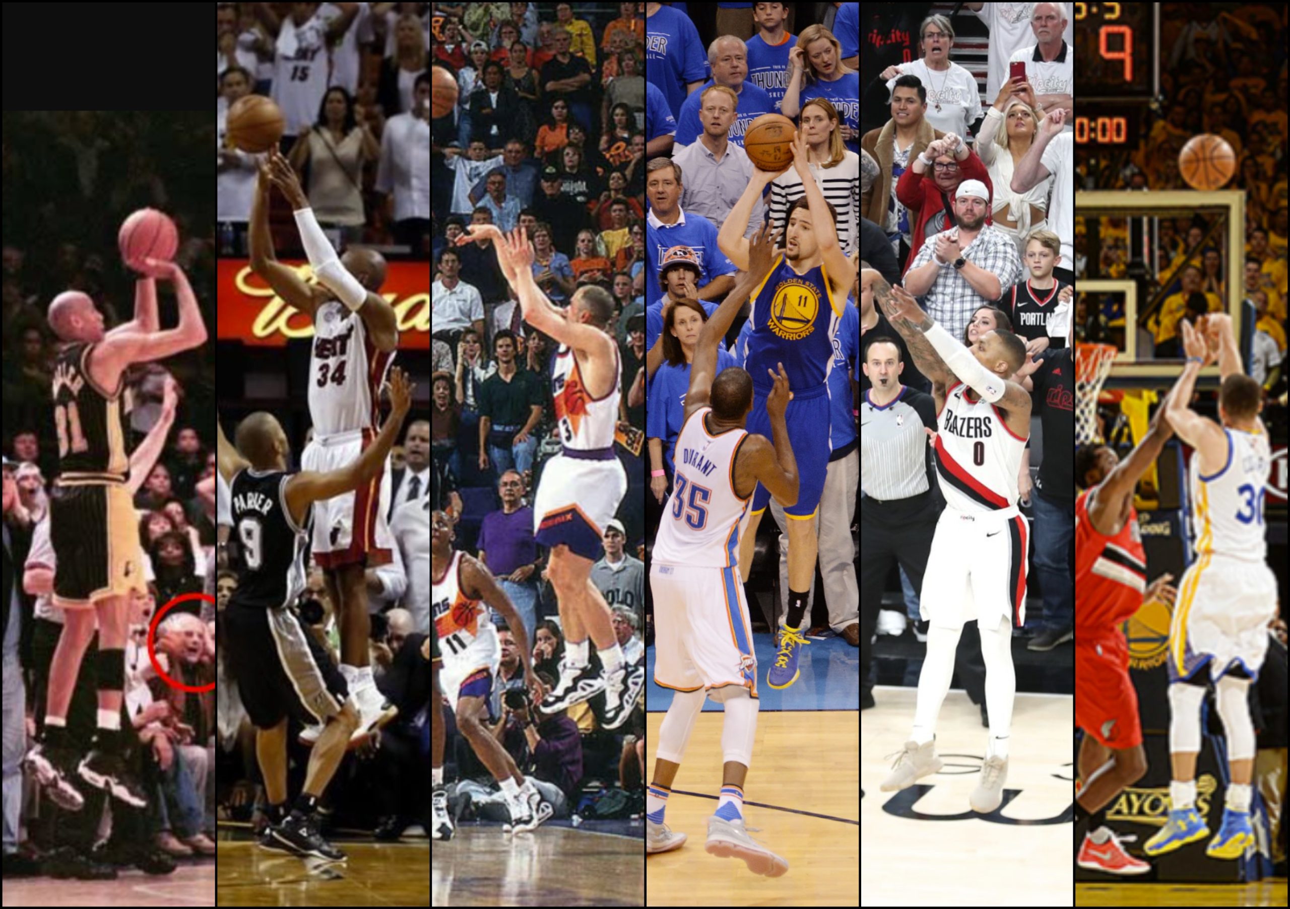 The 15 NBA Players That Made Most Three-Pointers in a NBA Playoff Game - Interbasket